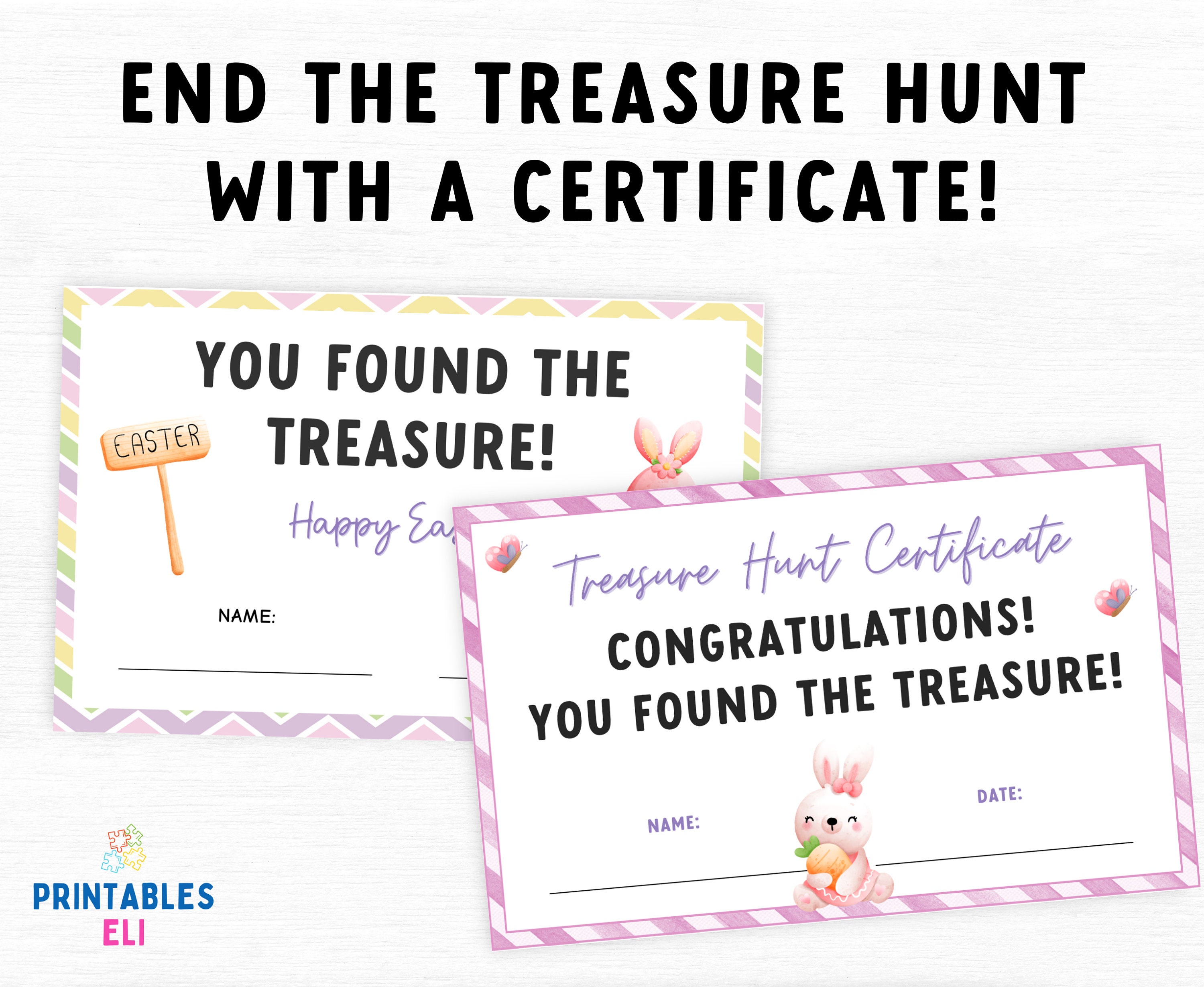 Outdoor Easter Treasure Hunt Clues, Easter Scavenger Hunt for Kids ...