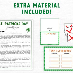 St Patrick's Day Friendly Feud Game, Family Feud Quiz, Family Game ...