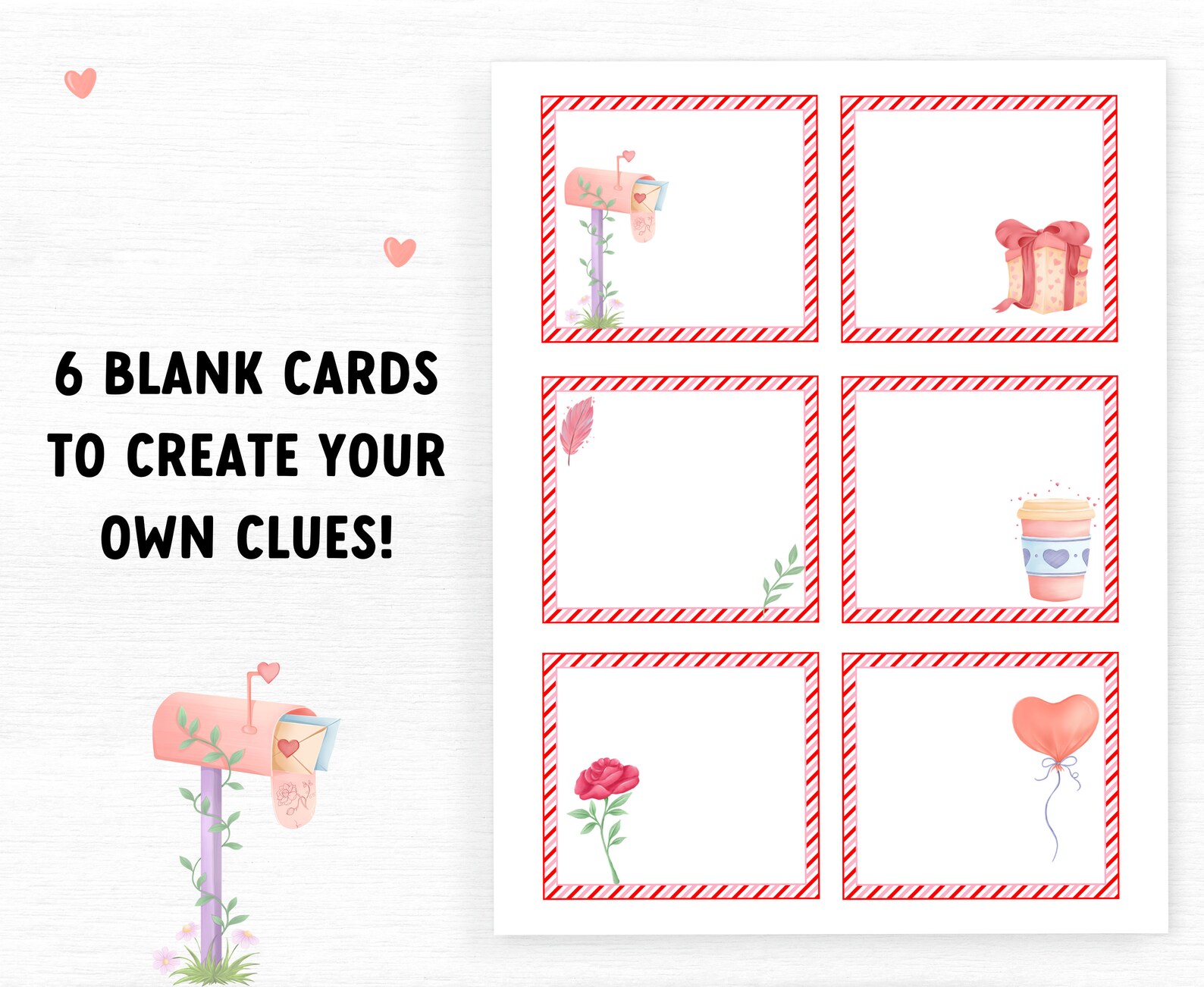 Valentines Day Treasure Hunt, Valentines Scavenger Hunt for Kids ...