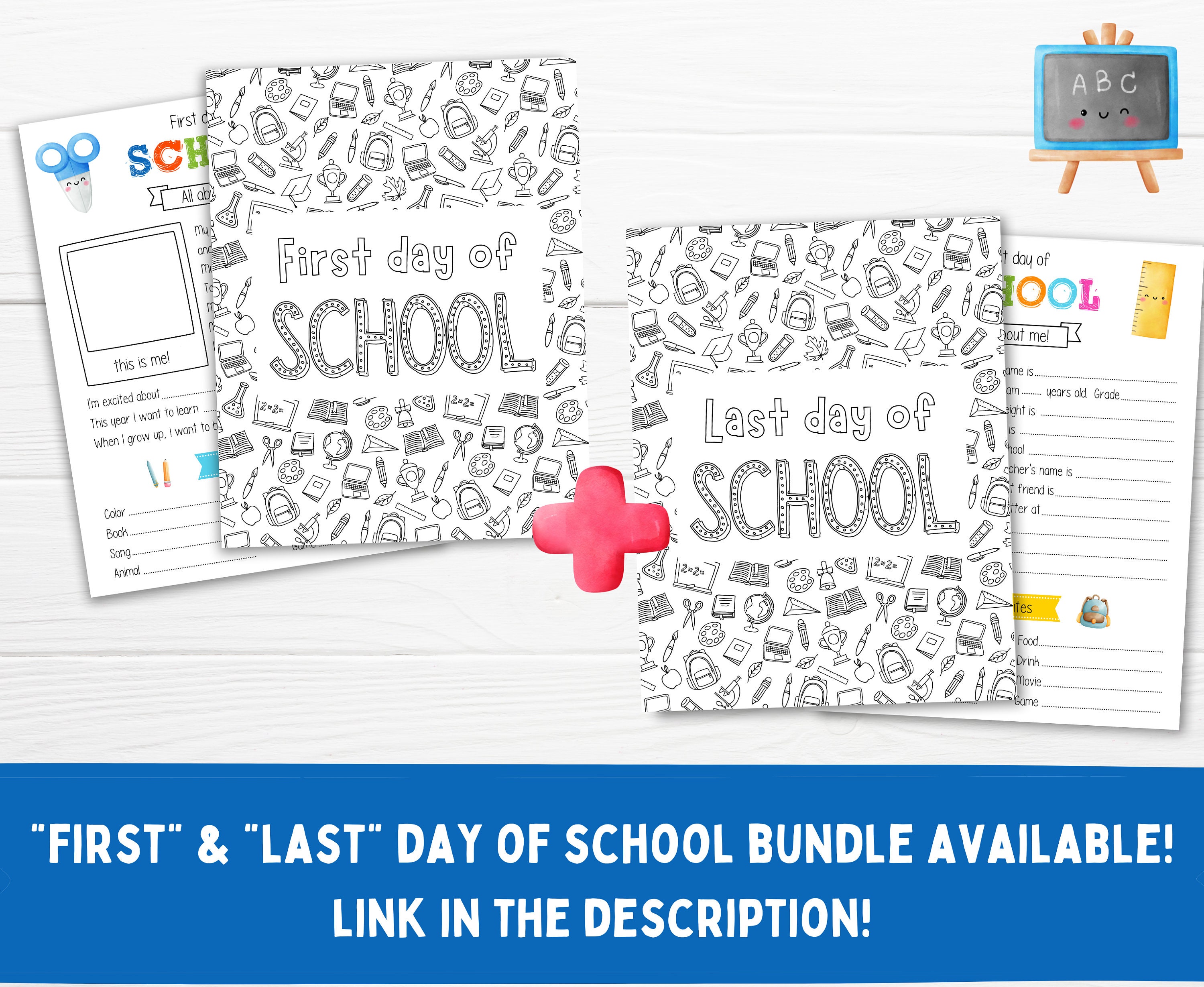 Last Day of School Printable, School Questionnaire, Printable School ...