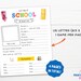 First and Last Day of School Printable, Back to School Questionnaire ...