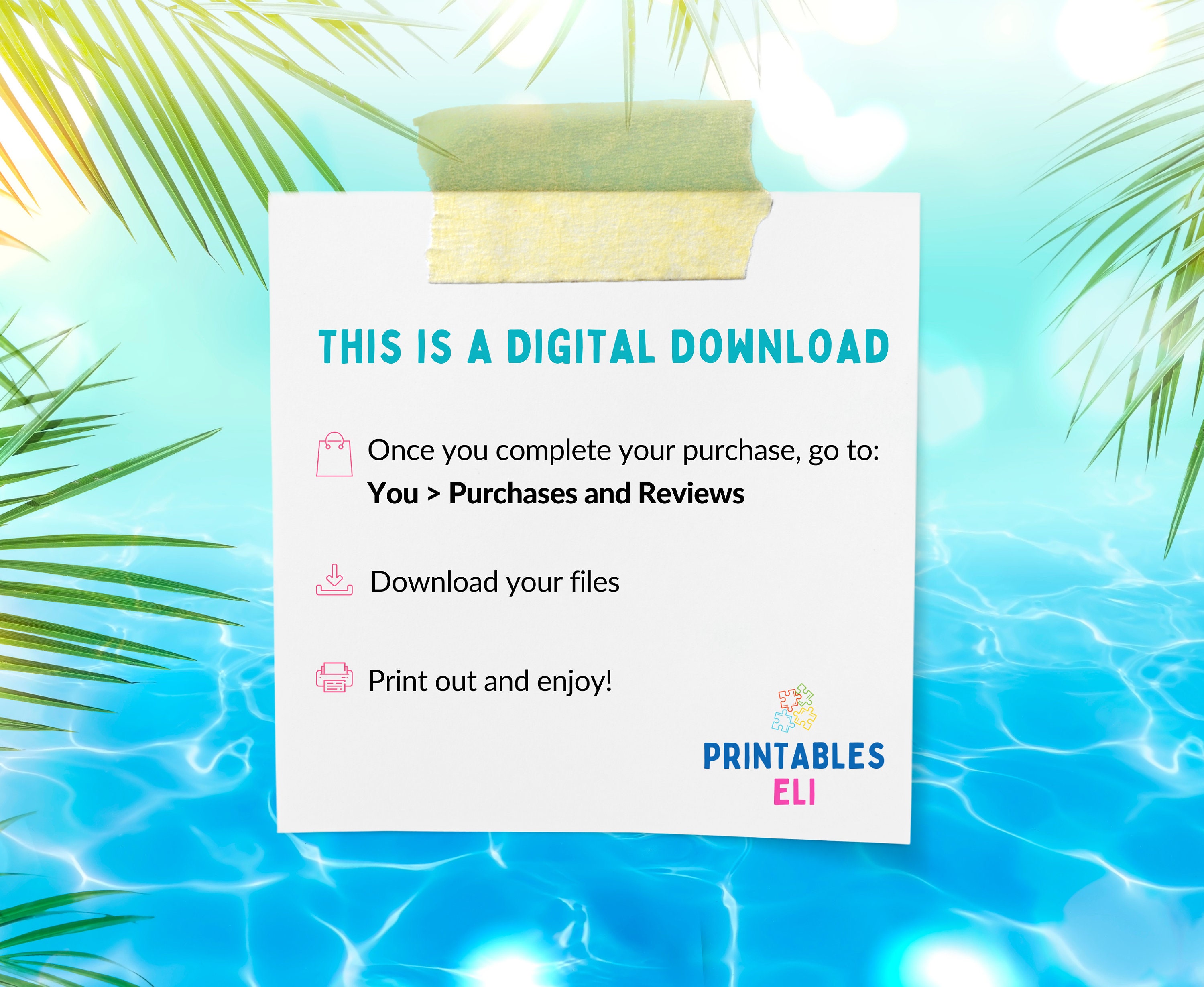 Summer Songs Match up Printable Game, Family Summer Game Printable ...