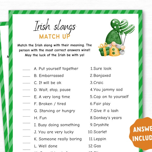 Printable Matching Games - Etsy