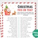Christmas This or That Printable Game Christmas Party Game - Etsy
