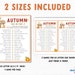 Autumn Games Bundle, Printable Fall Game for Kids and Adults, Autumn ...