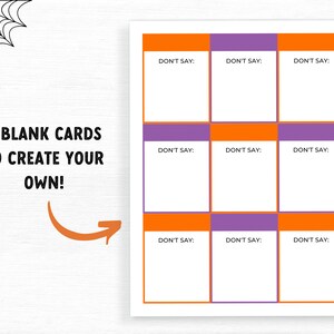 Halloween Taboo Game, Family Party Game, Printable Halloween Family ...