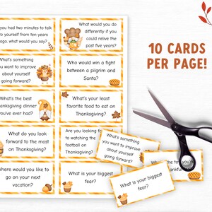 90 Thanksgiving Conversation Cards, Family Friendly Conversation ...