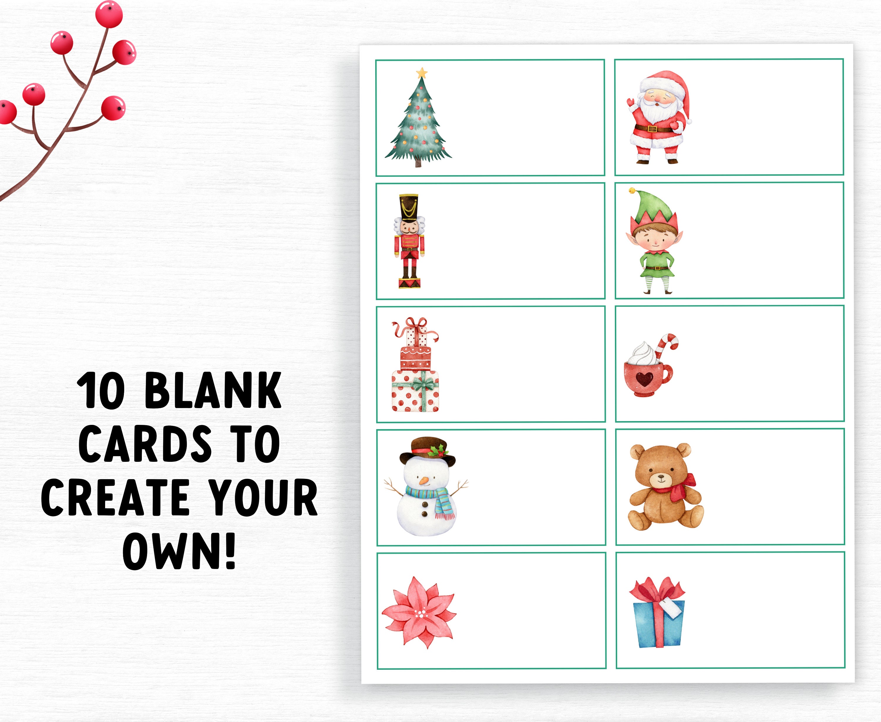 Christmas Conversation Starters, Christmas Party Game Printable, Family ...