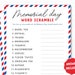 Printable Memorial Day Word Scramble Game, Memorial Day Game for Kids ...