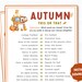 Autumn This or That Printable Game, Printable Fall Party Game, Autumn ...