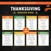 Thanksgiving Taboo Game Cards, Party Game, Printable Thanksgiving ...