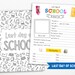 First and Last Day of School Printable, Back to School Questionnaire ...