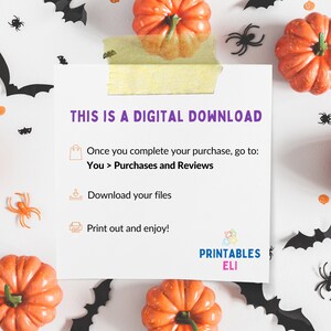 Halloween 5 Second Game Printable, Party Game, Printable Halloween ...