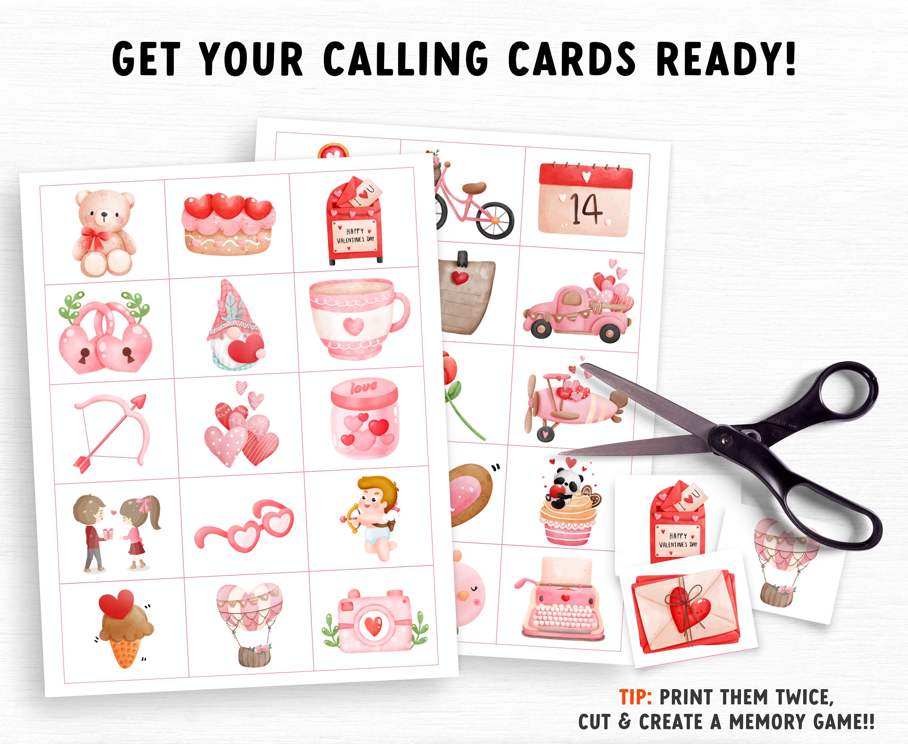 Valentines Day Bingo Cards, Valentines Day Bingo, Valentines Day ...