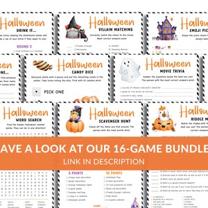 Halloween Candy Dice Game Printable, Printable Games for Kids ...