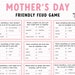 Mother's Day Friendly Feud Game, Trivia Night, Printable Family Feud ...