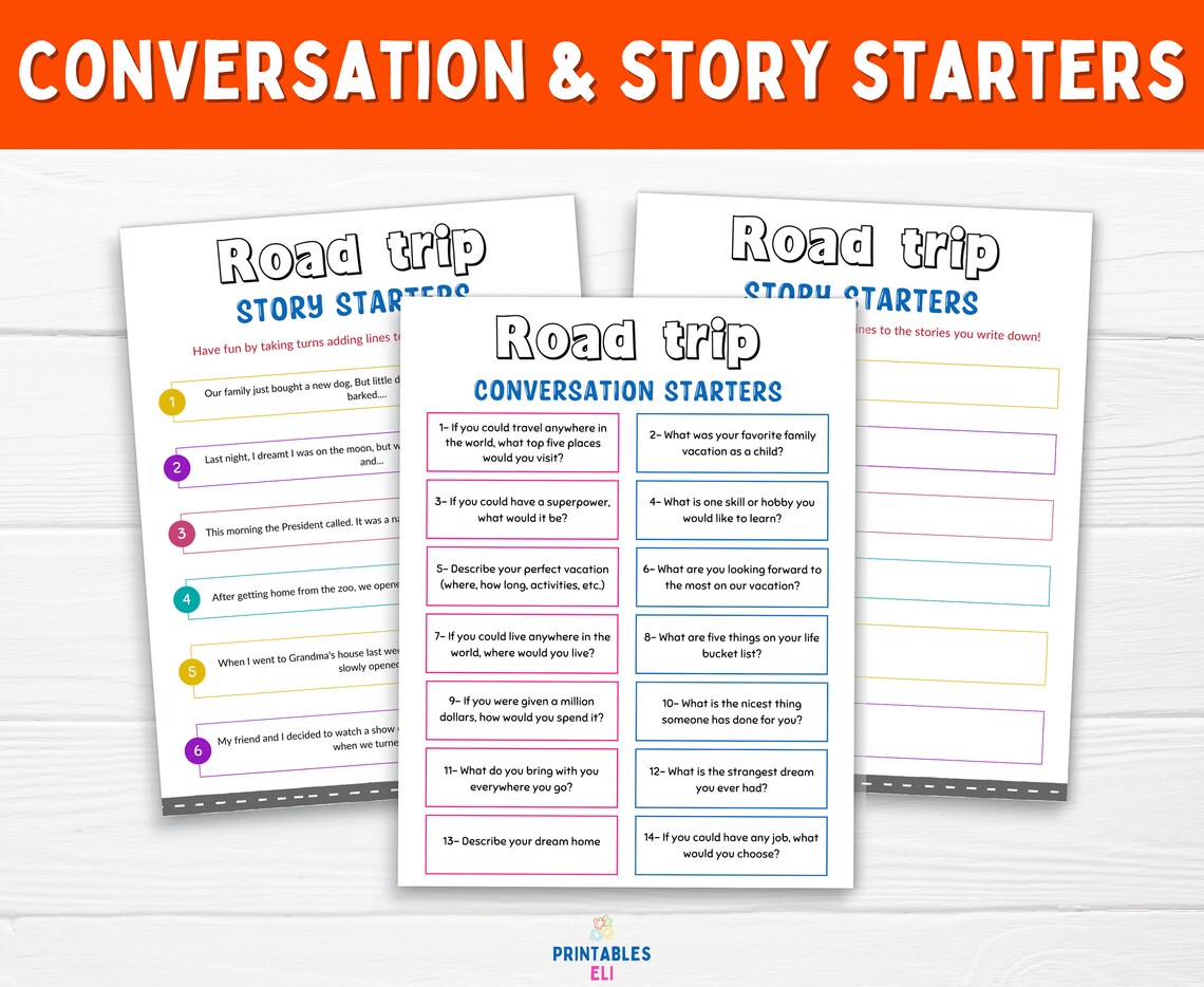 Road Trip Games Bundle, Printable Road Trip Activity Pack, Family Games ...