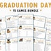 15 Graduation Day Games Printable Bundle, Wishes for the Graduate ...