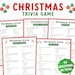 Christmas Trivia Game Printable, Printable Christmas Trivia Night ...