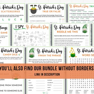 Roll and Color St. Patrick's Day Printable Game - Etsy