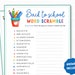 Back to School Word Scramble Printable Game, Printable Back to School ...