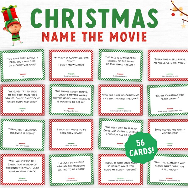 Christmas Movie Jeopardy - Etsy