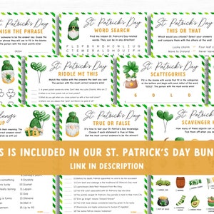 Roll and Color St. Patrick's Day Printable Game - Etsy