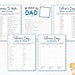 15 Printable Fathers Day Game Bundle, Fathers Day Games for Kids and ...