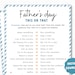 Father's Day This or That Game, Would He Rather Game, Printable Fathers ...