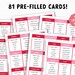 Valentines Day Taboo Game, Party Game, Printable Valentines Family Game ...