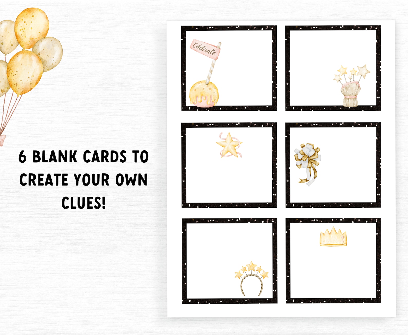 New Years Eve Treasure Hunt Clues for Kids, Holiday Treasure Hunt, Game ...