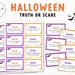 Halloween Truth or Scare Game, Halloween Party Game for Kids, Printable ...