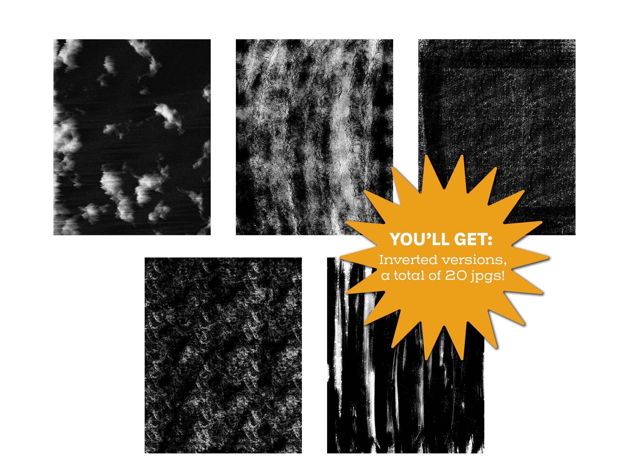 Grunge Noise Texture Pack Overlays Distress (Download Now) - Etsy