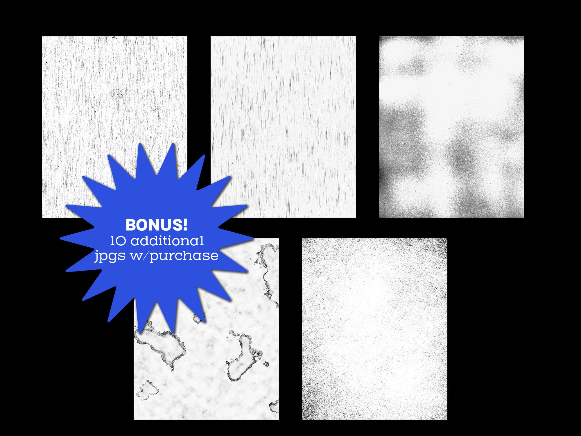 Grunge Noise Texture Pack Overlays Distress (Download Now) - Etsy