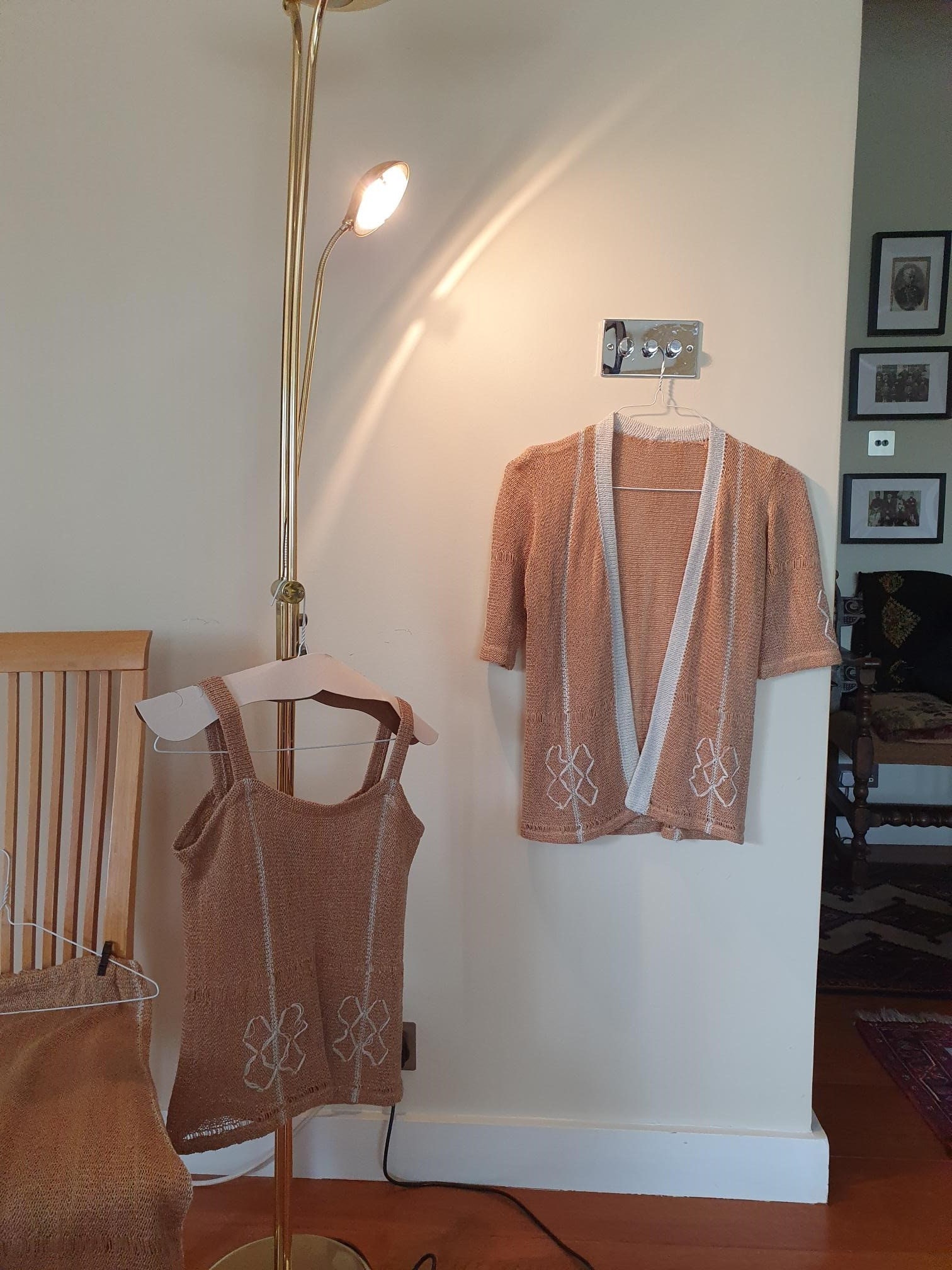70s Knitwear Mary Farrin Inglaterra 3 equipo de pc. 1970s vintage ...