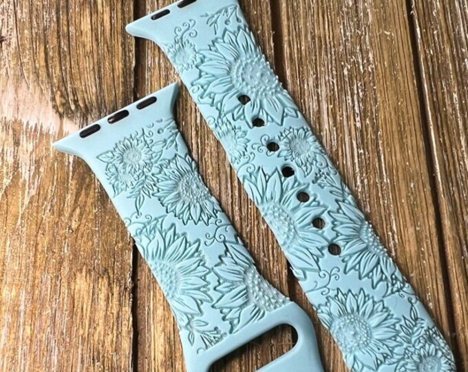 Fall Watch Band for Apple Fall Sunflowers Autumn Silicone - Etsy