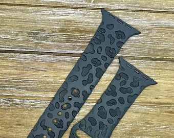 Halloween Ghosts Watch Band for Apple Iwatchengraved Silicone 38mm 40mm ...