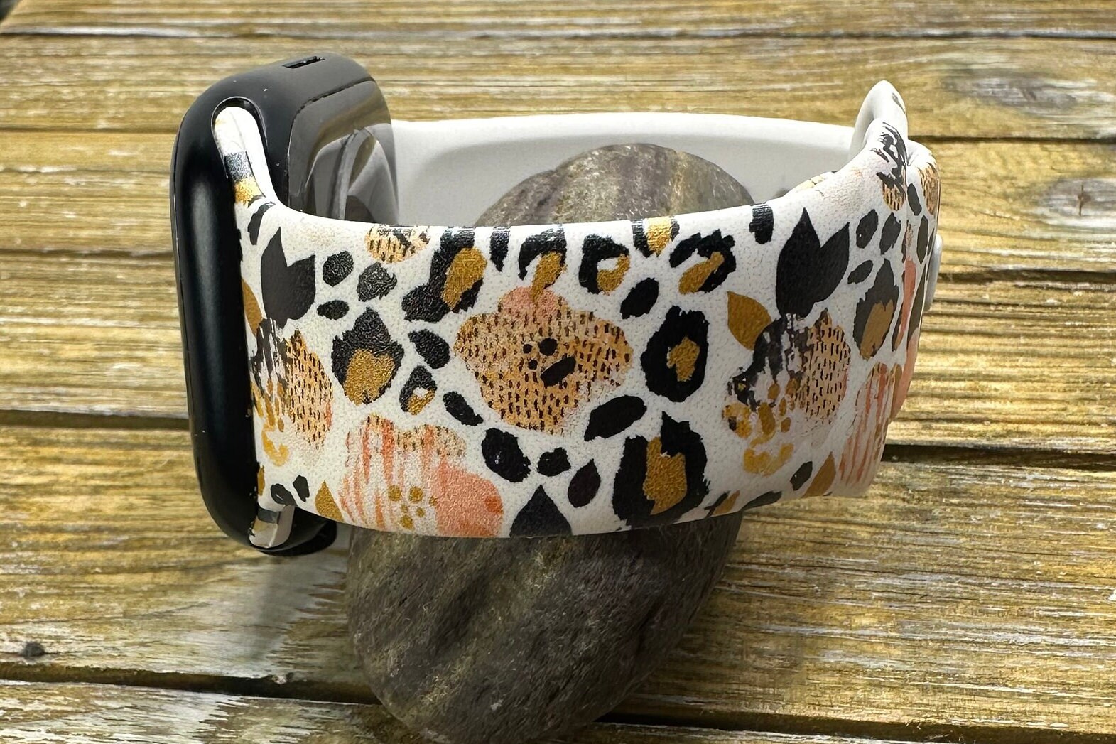 Leopard Floral Watch Band for Apple Watch Samsung Fitbit Strap - Etsy
