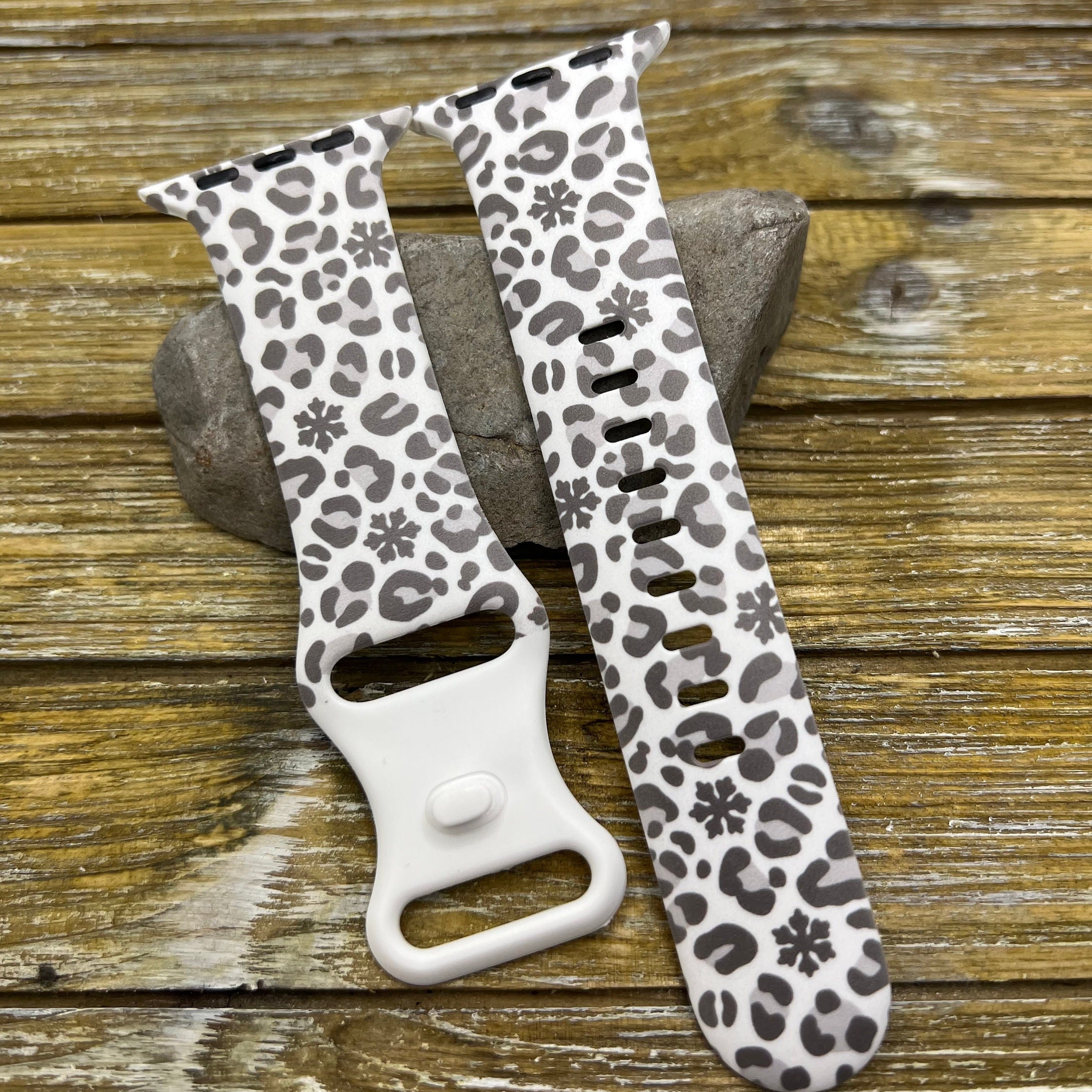 Cheetah Print Watch Band for Apple Watch Band Silicone - Etsy