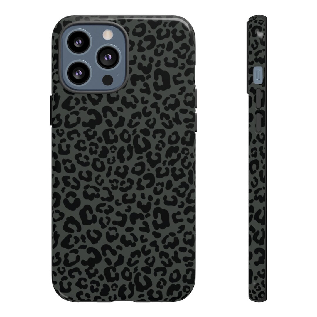 Black Leopard Phone Case for iPhone 15 14 13 12 11 Mini SE - Etsy
