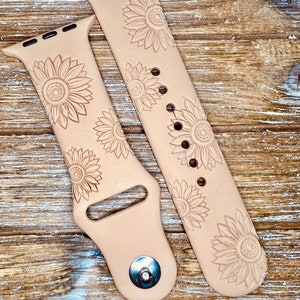 Fall Watch Band for Apple Fall Sunflowers Autumn Silicone - Etsy