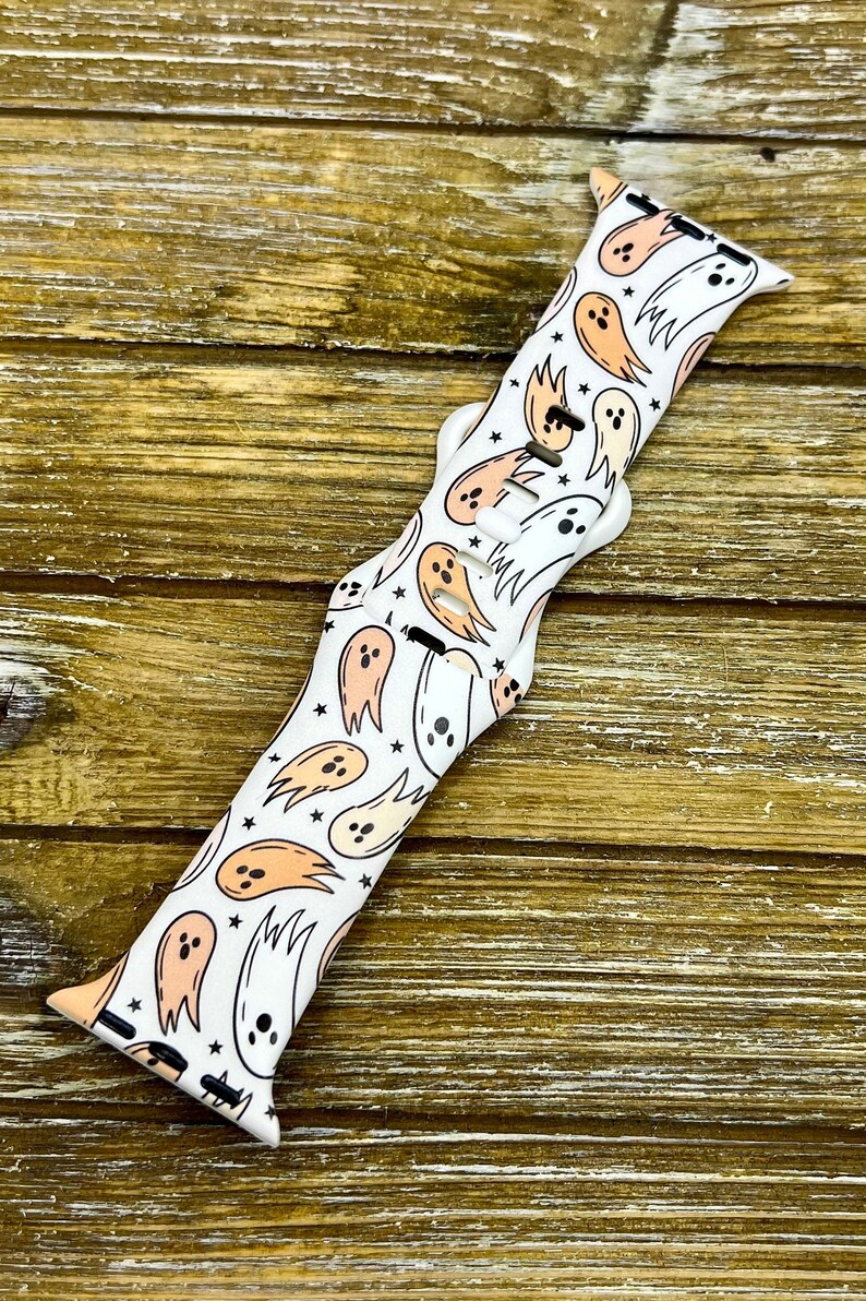 Halloween Ghosts Watch Band for Apple Watch TPU Printed - Etsy