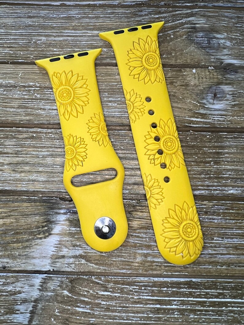Fall Watch Band for Apple Fall Sunflowers Autumn Silicone - Etsy