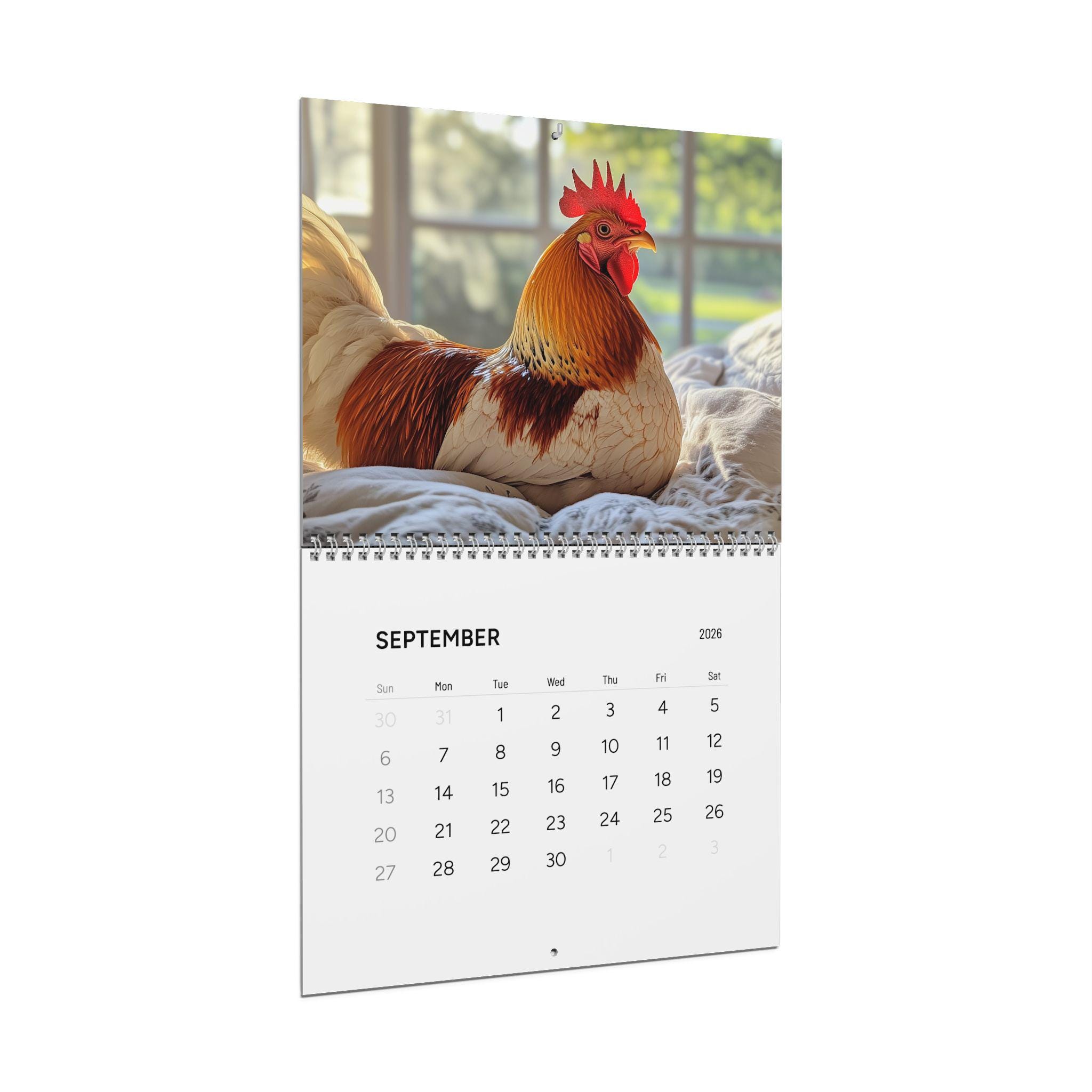 Funny Chicken Calendar 2026 Wall Calendars - Funny Christmas Gag Gift ...