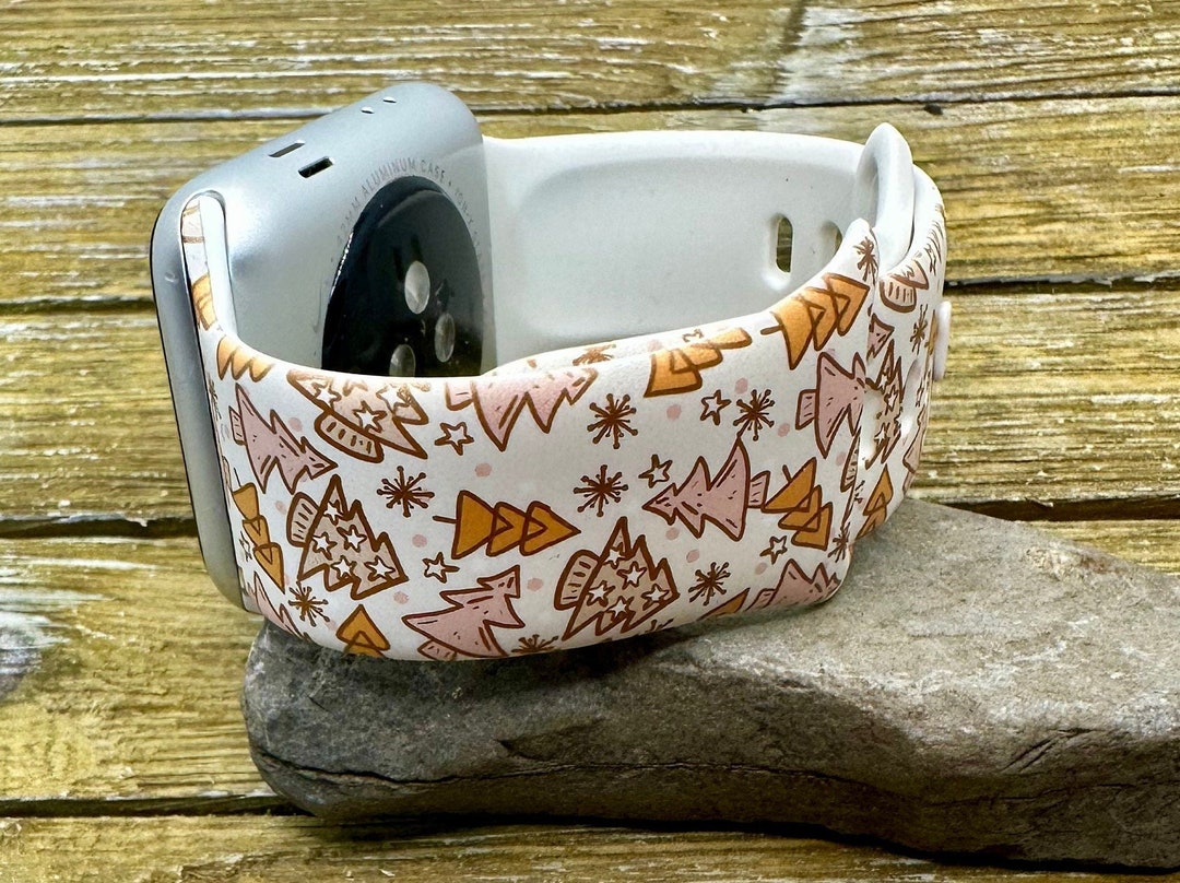 Holiday Christmas Trees Watch Band Compatible With Apple Watch 38mm ...