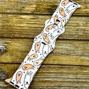 Halloween Ghosts Watch Band for Apple Watch Tpu Printed Silicone 38mm ...