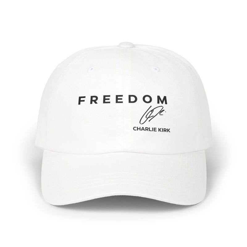 Embroidered Charlie Kirk Hats - Etsy