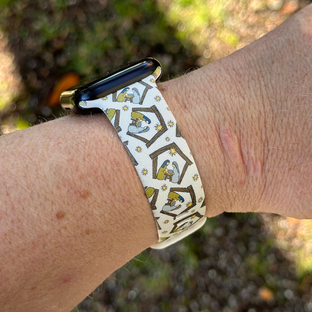 Christmas Holiday Watch Band for Apple Watch Samsung Watch & Fitbit ...