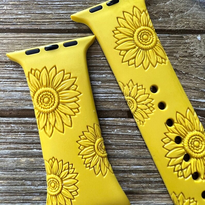 Fall Watch Band for Apple Fall Sunflowers Autumn Silicone - Etsy