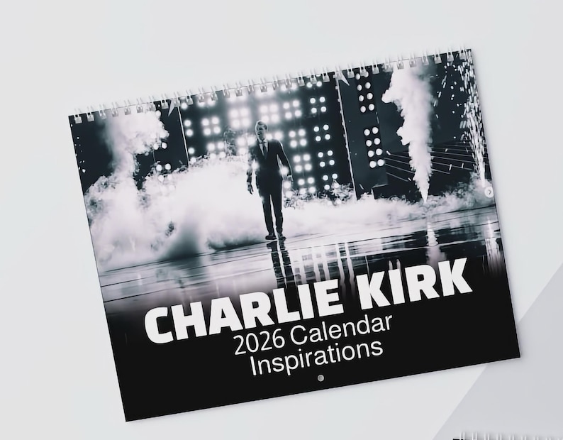 Charlie Kirk Calendar 2026 Turning Point USA Inspirational Wall ...